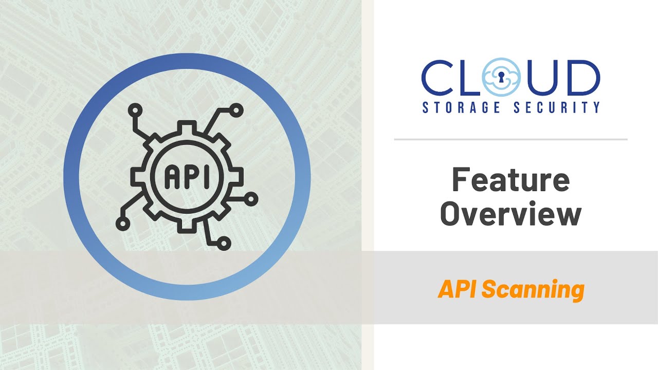 Feature Overview | API Scanning - Antivirus for Amazon S3 by Cloud Storage Security