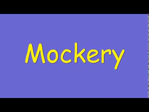 Mockery synonym