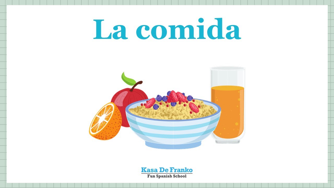 Food in Spanish / La comida en español | Kasa De Franko