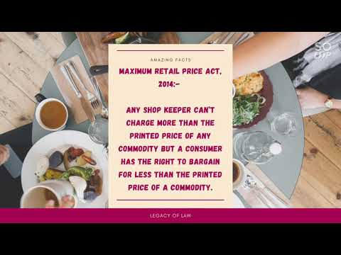 Maximum Retail Price Act, 2014