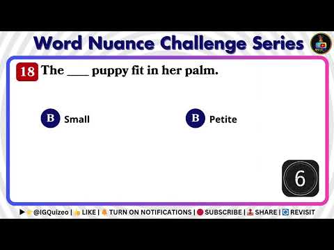 Day 6: 🔥 Can You Pass This Synonym Quiz? 98% Fail This Vocabulary Challenge! | Daily English Quiz