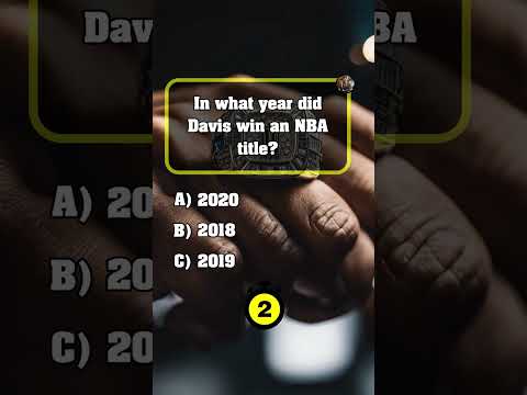Anthony Davis: Know the Stats? #anthonydavis #nba #basketball #lakers #player