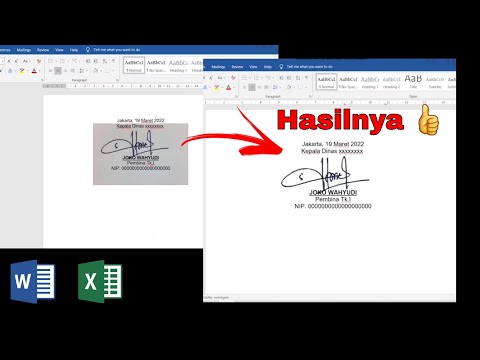 CARA SCAN TANDA TANGAN DI WORD