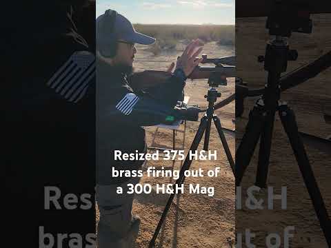 Firing 375 H&H brass out of 300 H&H Mag