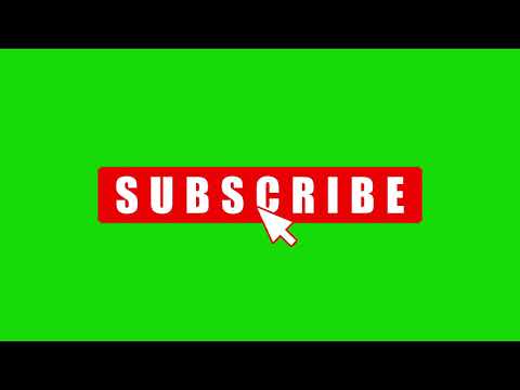 Subscribe Button Green Screen (No Copyright)