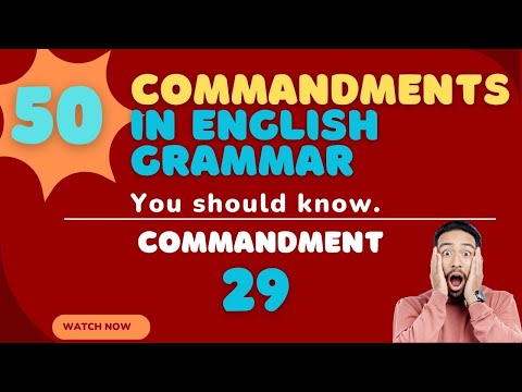 Grammar Commandment 29: Comprise vs. Consist Pitfalls.