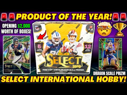*PRODUCT OF THE YEAR!🚨🤯 2023 SELECT FOOTBALL INTERNATIONAL HOBBY BOX REVIEW!🏈