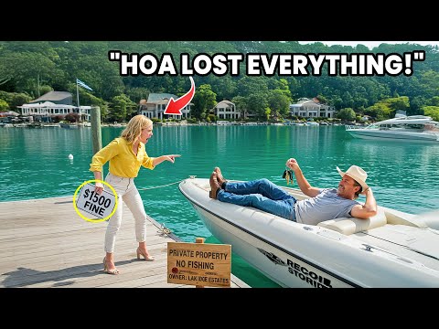 HOA Fined Me $150,000 for My Boat — Didn’t Know I Own the Entire Lake! I Banned Them From Fishing!