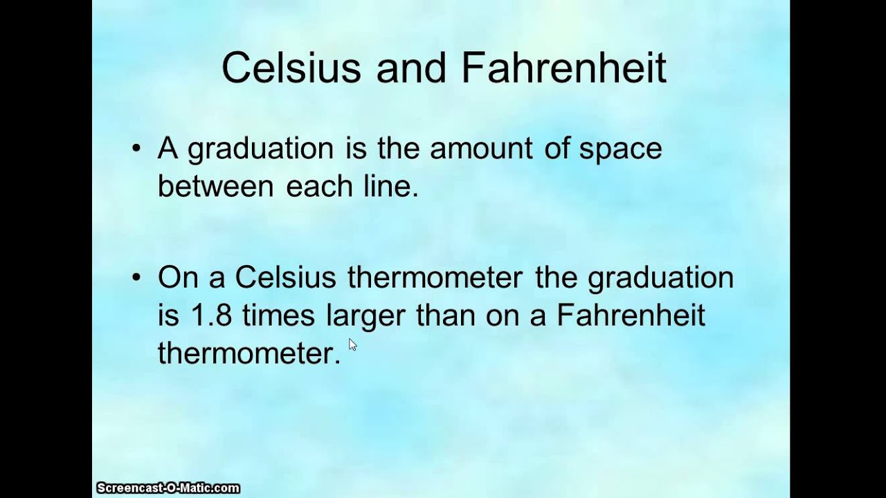 Temperature difference ppt video