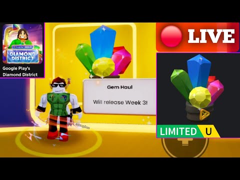 Week 3 and got the free UGC limited Google Play Gem Haul in Roblox!