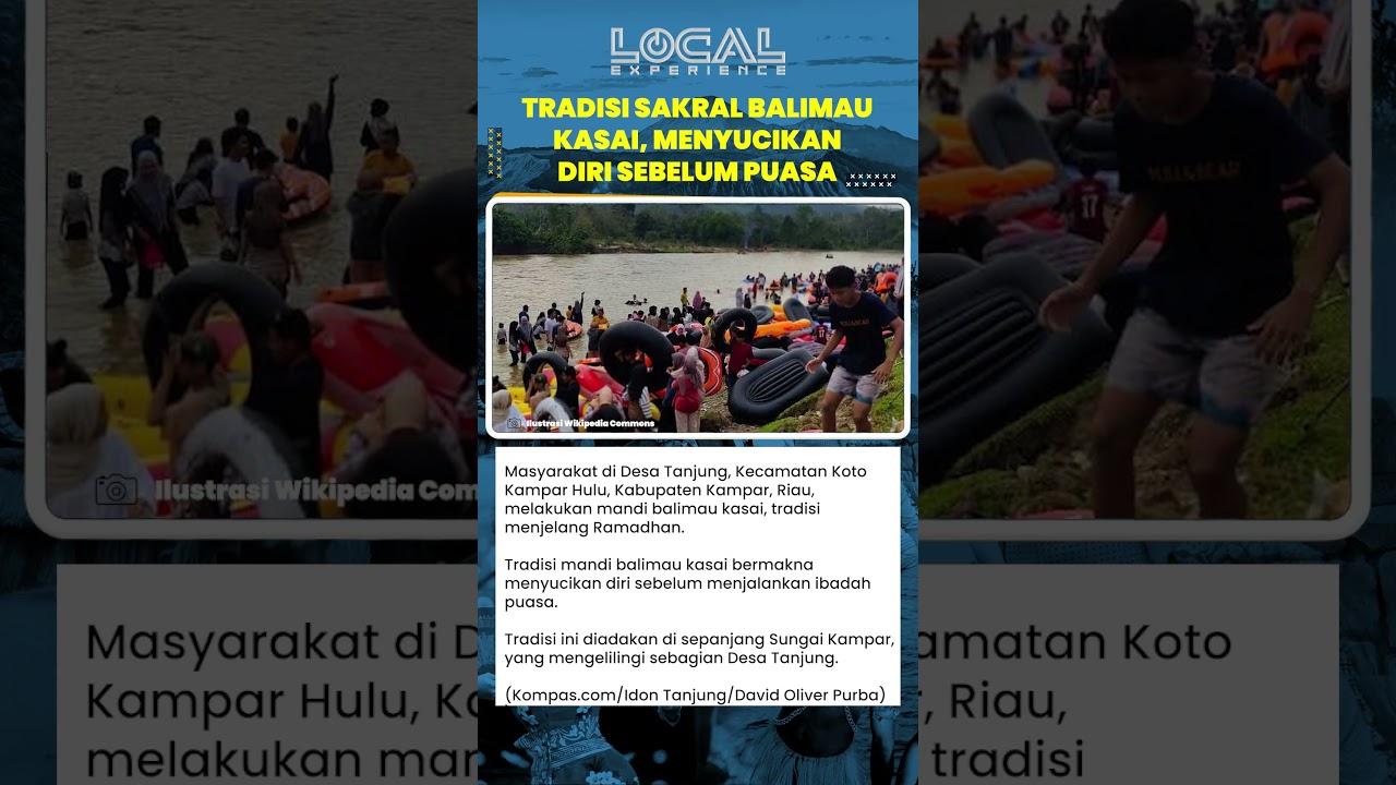 Tradisi Sakral Balimau Kasai, Menyucikan Jiwa sebelum Puasa di ...