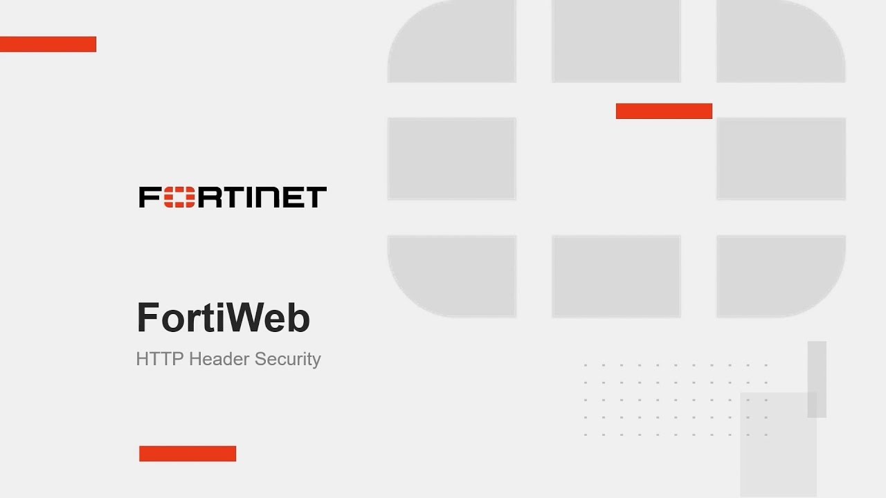 FortiWeb: HTTP Header Security