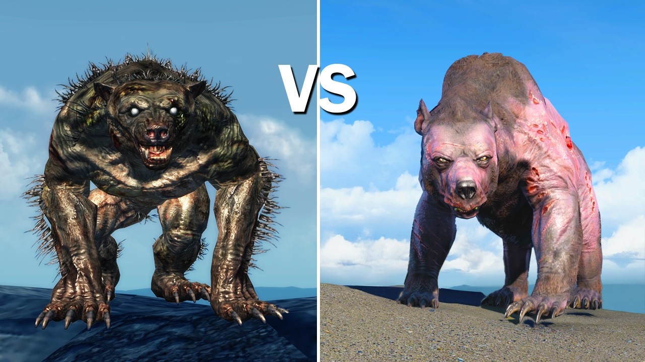 Creatures Comparison - Fallout 3 VS Fallout 4