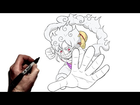How To Draw Luffy Gear 5 | Step By Step | One Piece