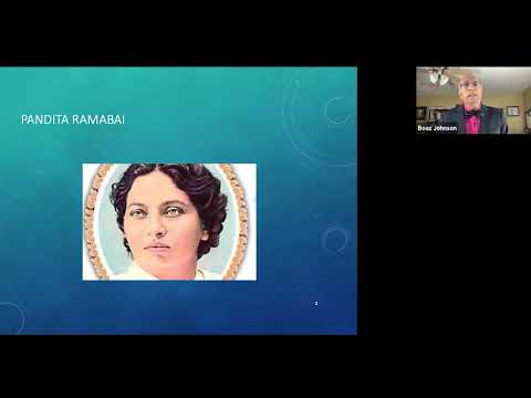 Panita Ramabai India and the Pandemic, Plague, Plight of Women with Boaz Johnson