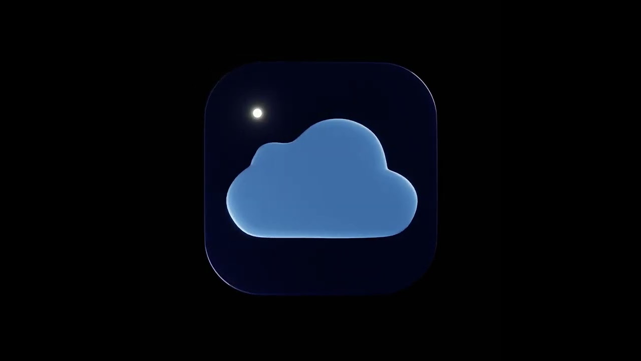 iCloud 3D icon