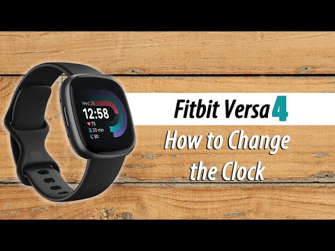 Fitbit Versa 4 How to Change the Clock (Watch Face)