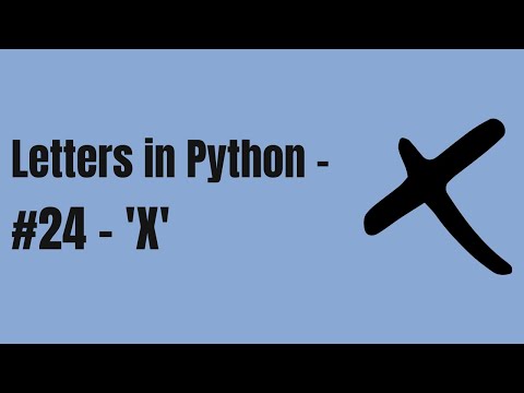 Make the letter 'X' in Turtle.