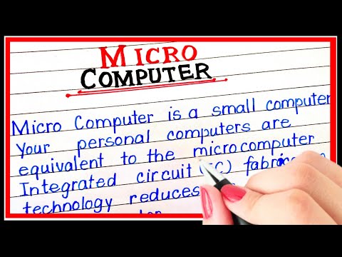 What is micro computer | Definition of Micro computer | Micro computer kise kahate hain