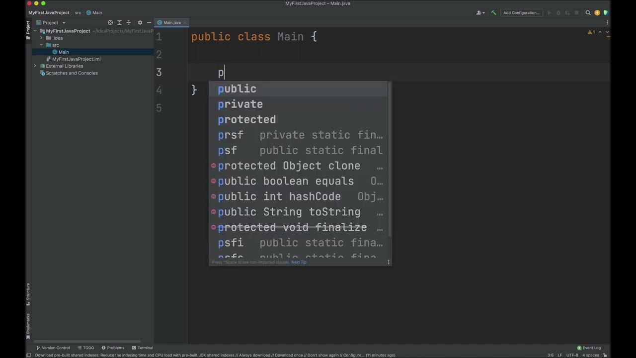 Java Tutorial: How to Create a Java Project in IntelliJ