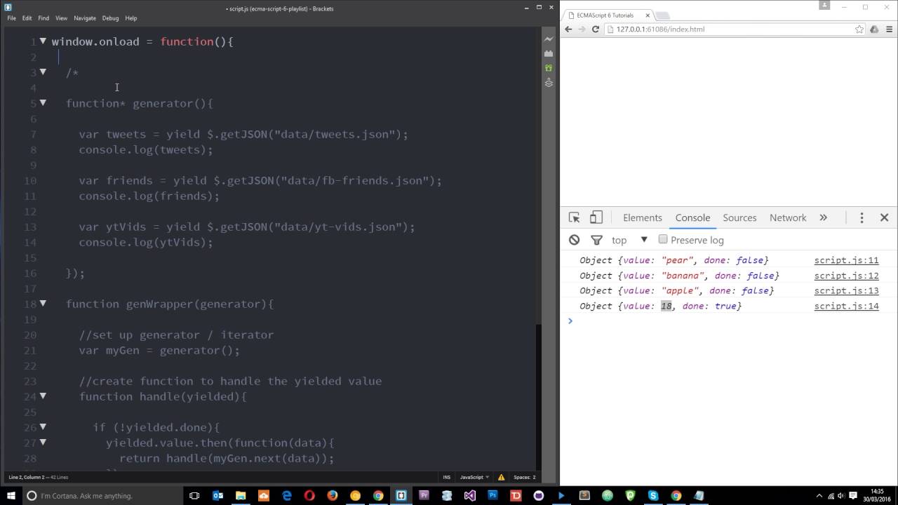 JavaScript ES6 Tutorial #11 - Generators