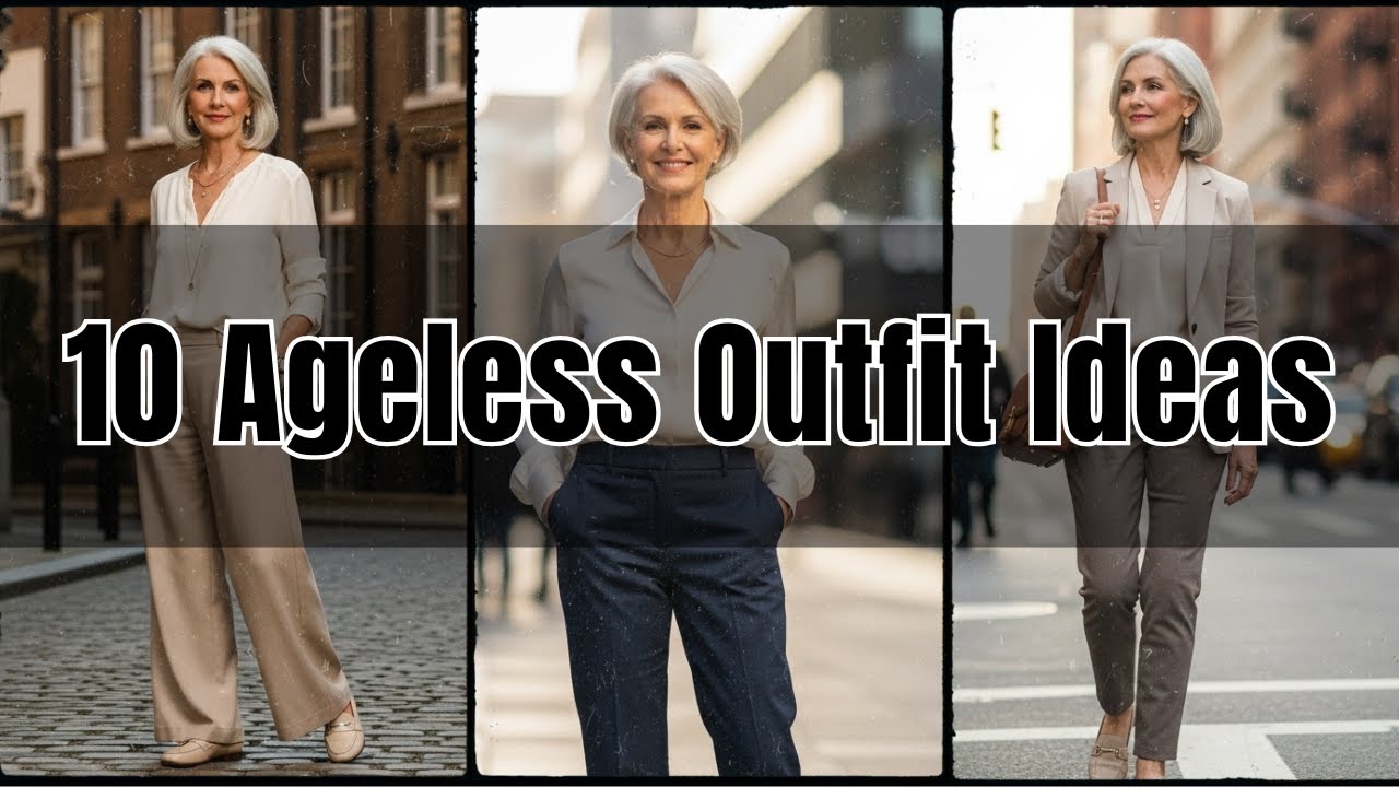 10 Effortless Outfits That Make Women Over 60 Look 10 Years Younger