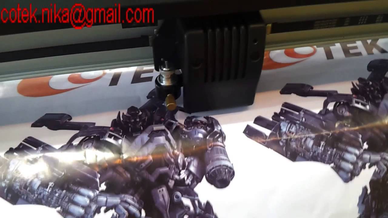 Cutting plotter with Servo motor & Automatical Contour cutting feature (ARMS)