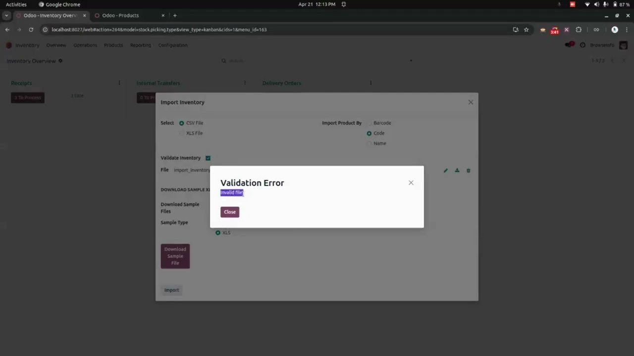 How to Import Stock Inventory from Excel/CSV File in Odoo | Import Stock Inventory