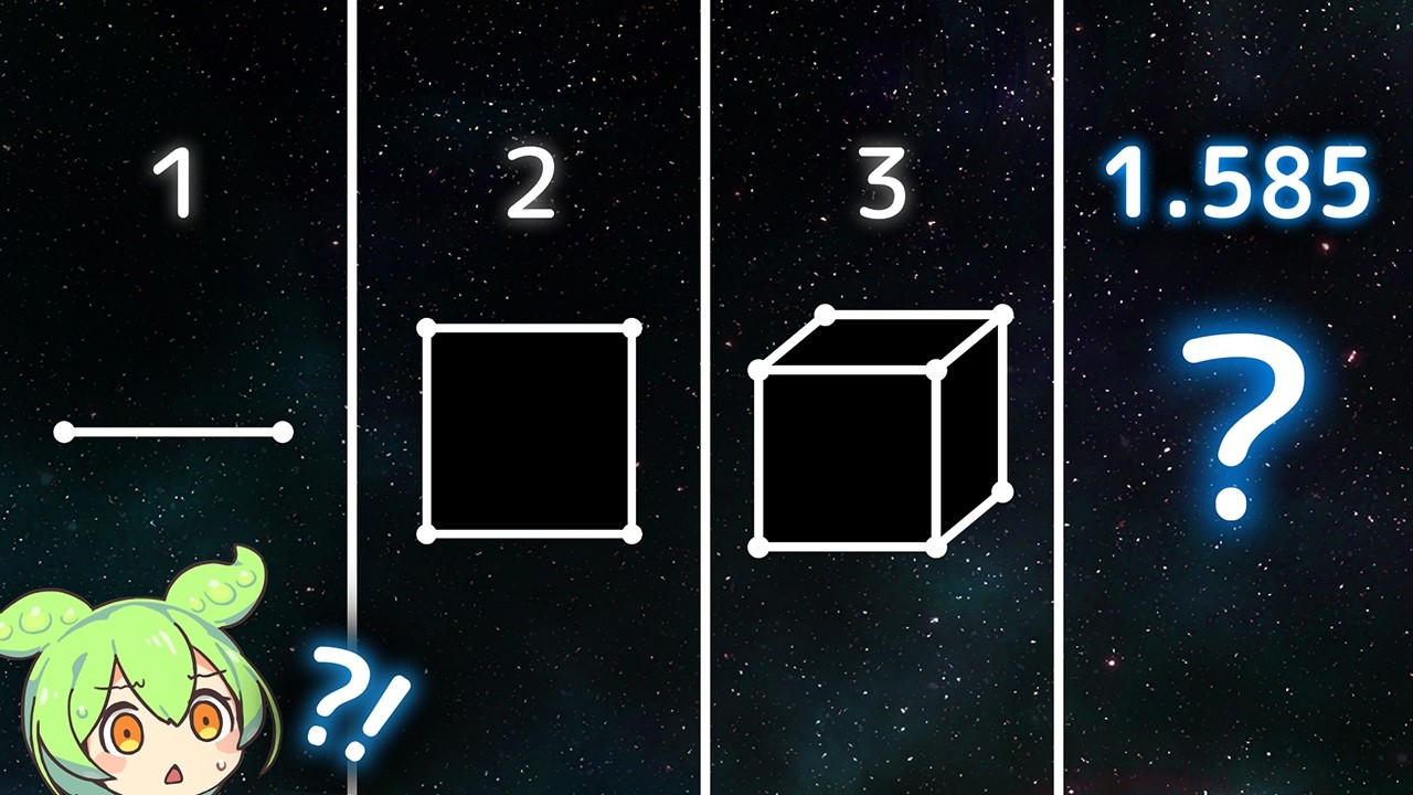 What Does a 1.585-Dimensional Shape Look Like?