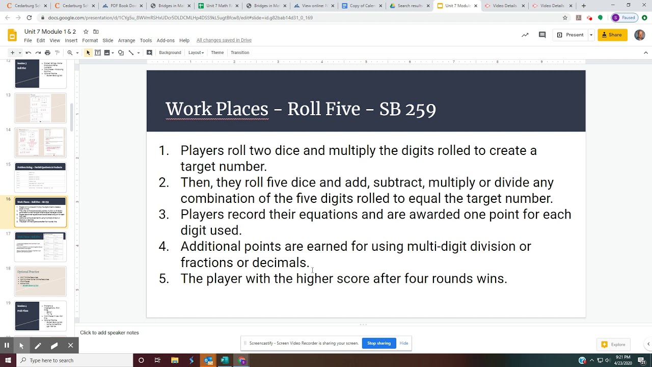 Unit 7 Module 1 Session 3