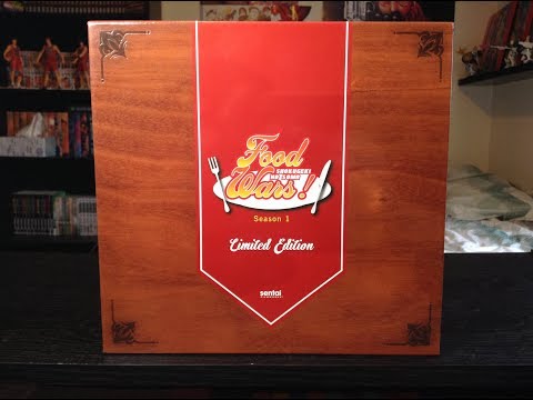 Food Wars Season 1 Limited Edition Unboxing