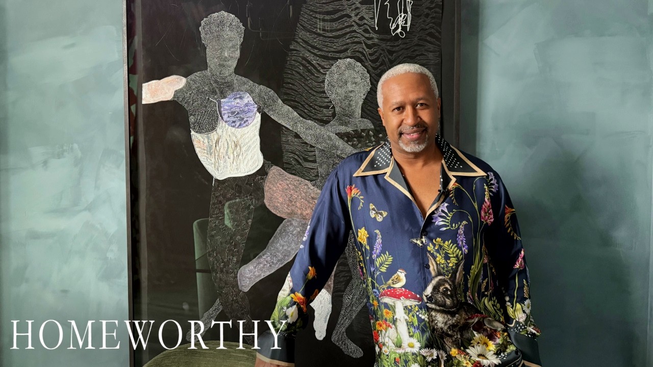 HOUSE TOUR | Inside a Glamorous Atlanta Townhouse with Incredible Art & Bold Design