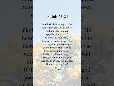 Isaiah 65:24 ""And it shall come to pass, that before they call……#prayers#prayertime#Christian#Jesus