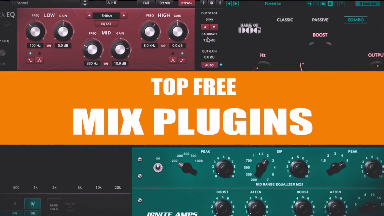 My Top Free Mixing Plugins