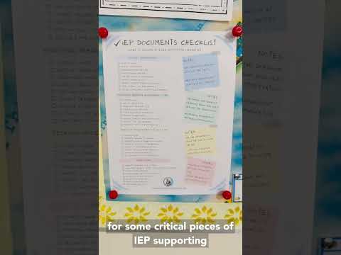 Free IEP Documents Checklist & Student Observation Summary Tool for Special Education Teachers SPED
