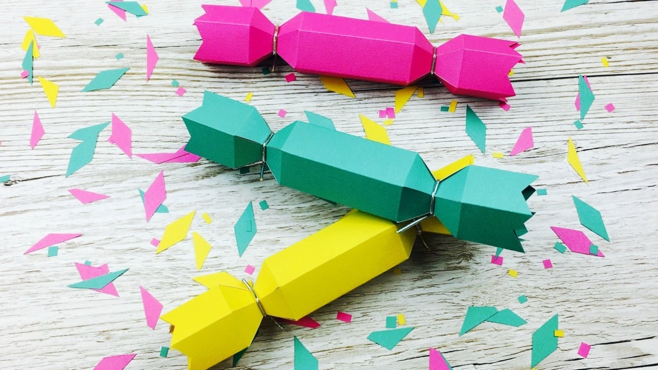 🍬Caja envoltorio Caramelo | Moldes GRATIS | Candy wrap box | Free Templates