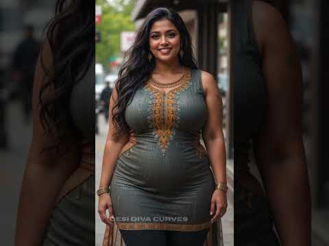 Indian Curvy Diva Stuns in Stylish Kurti with Leggings in Denver | Desi Diva Curves Global Lookbook
