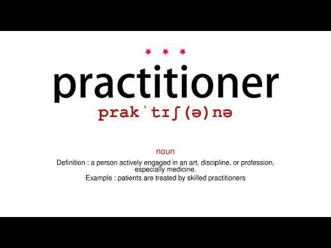 How to pronounce practitioner - Vocab Today
