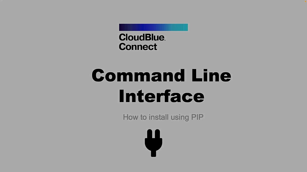 CloudBlue Connect CLI Tool: First steps