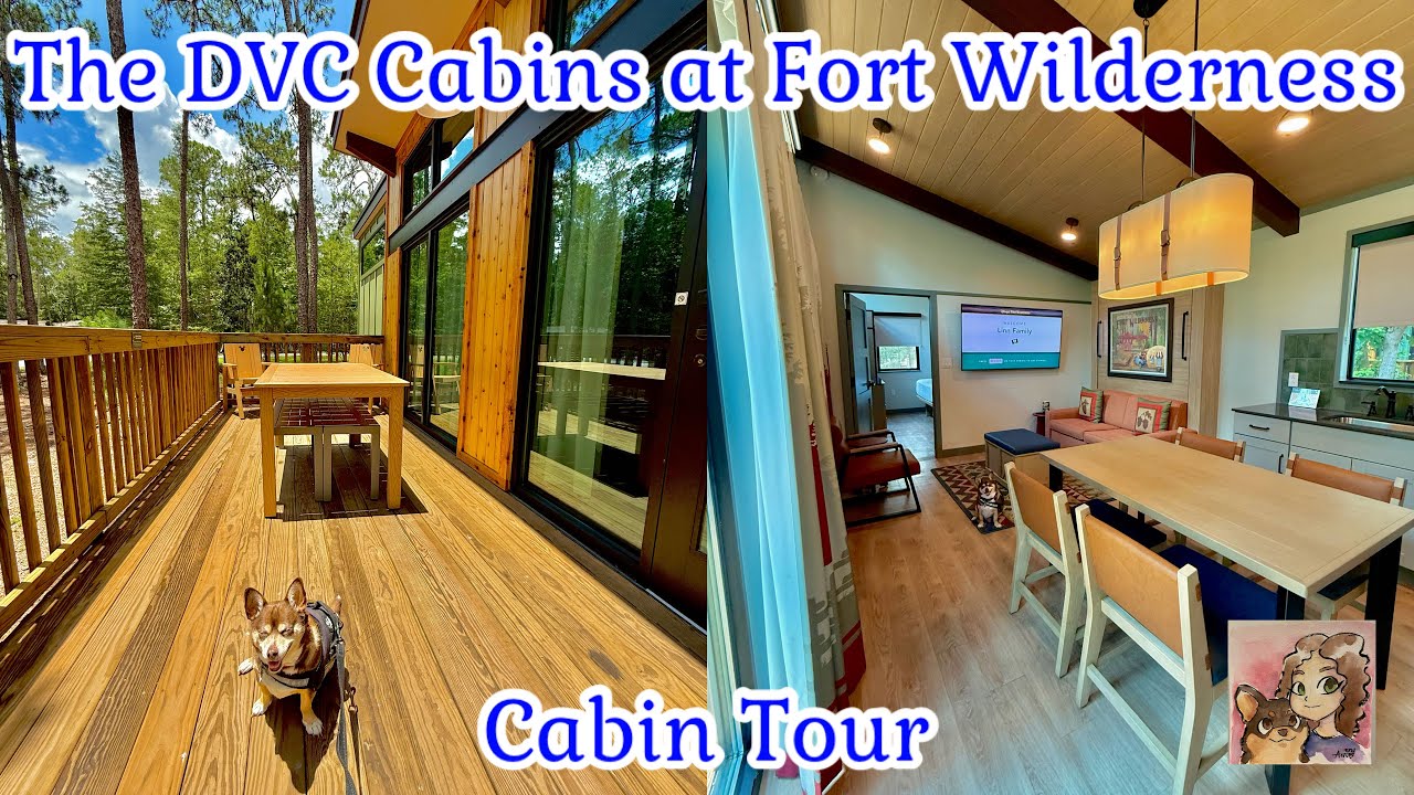 Disney's Fort Wilderness New Updated DVC Cabins 2025! Full Tour | Pet Friendly Cabins!