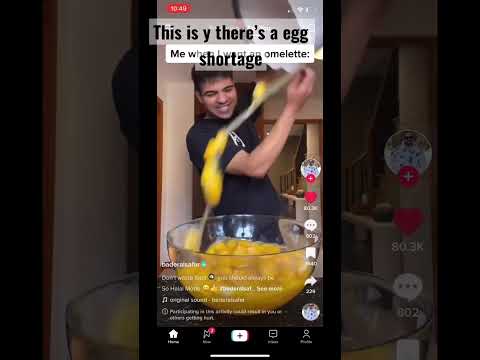 This is y there’s a egg shortage #eggshortage #eggs #shortages #crazy #funny