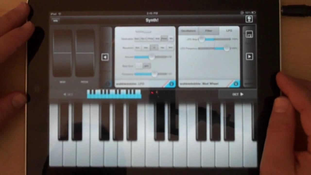 Retronyms iPad Synth: Patch Editor