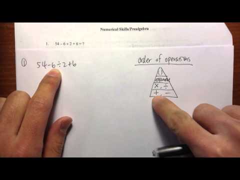 [COMPASS] (Q1.) Numerical Skills/Pre-algebra, official practice problems