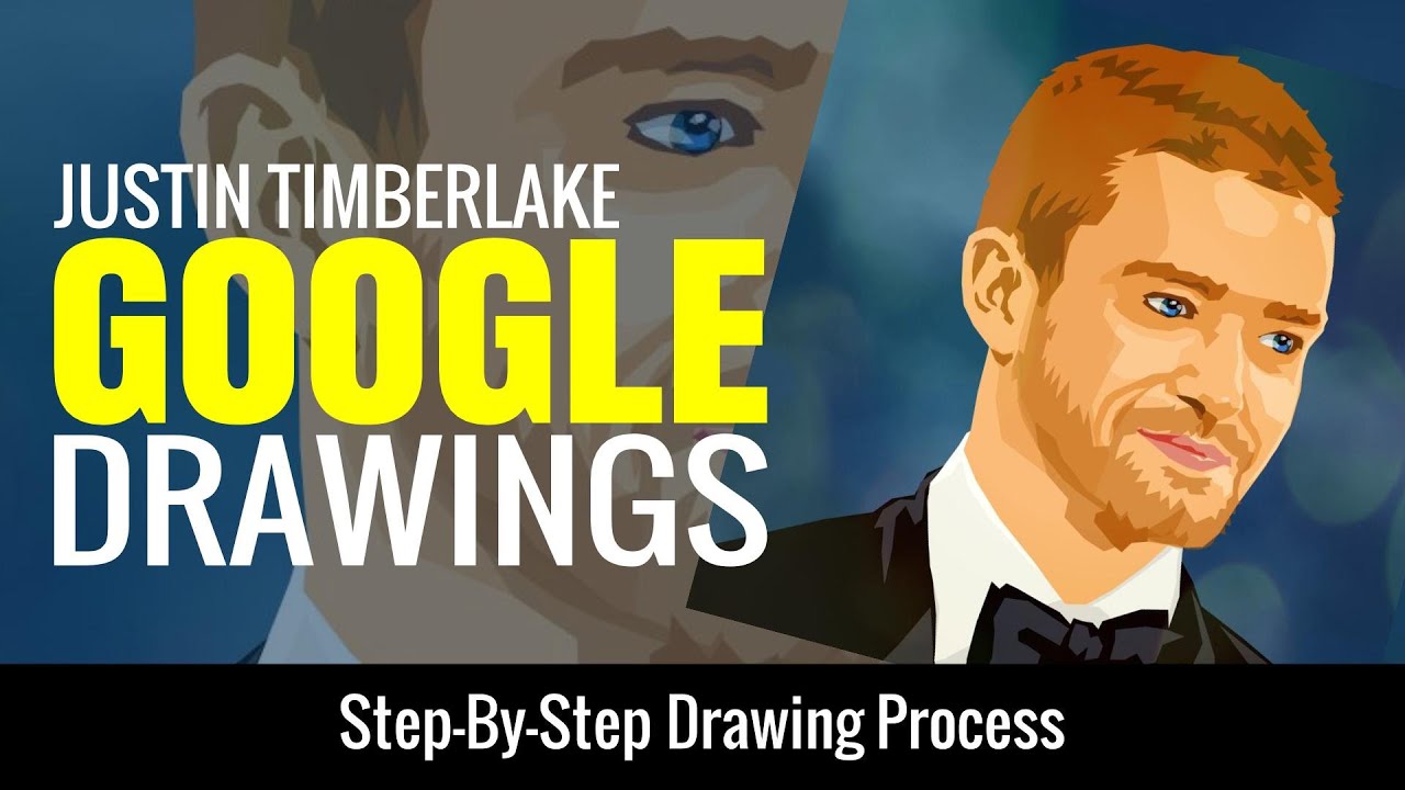 Step-By-Step Google Drawings Vector Portraits Lesson