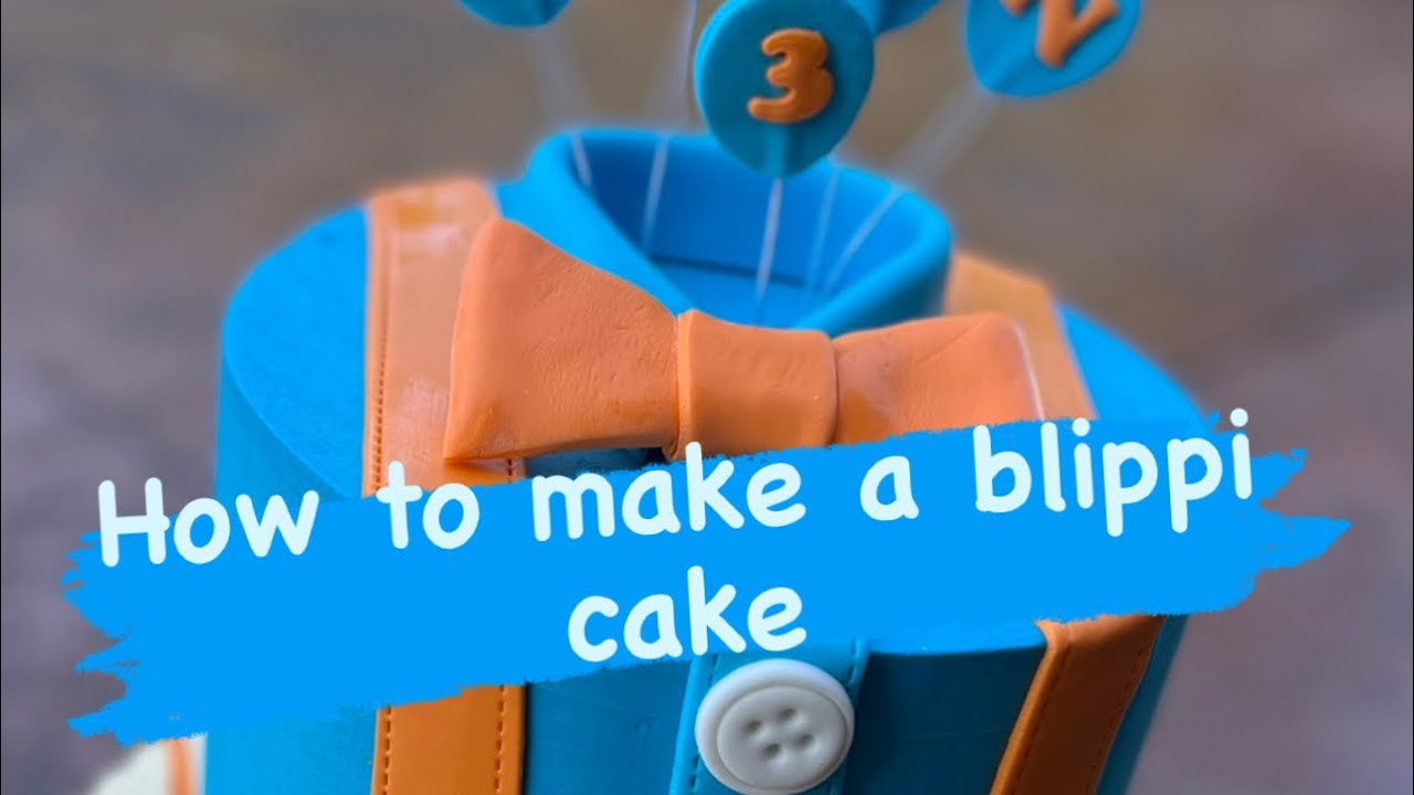 How to make a simple blippi cake