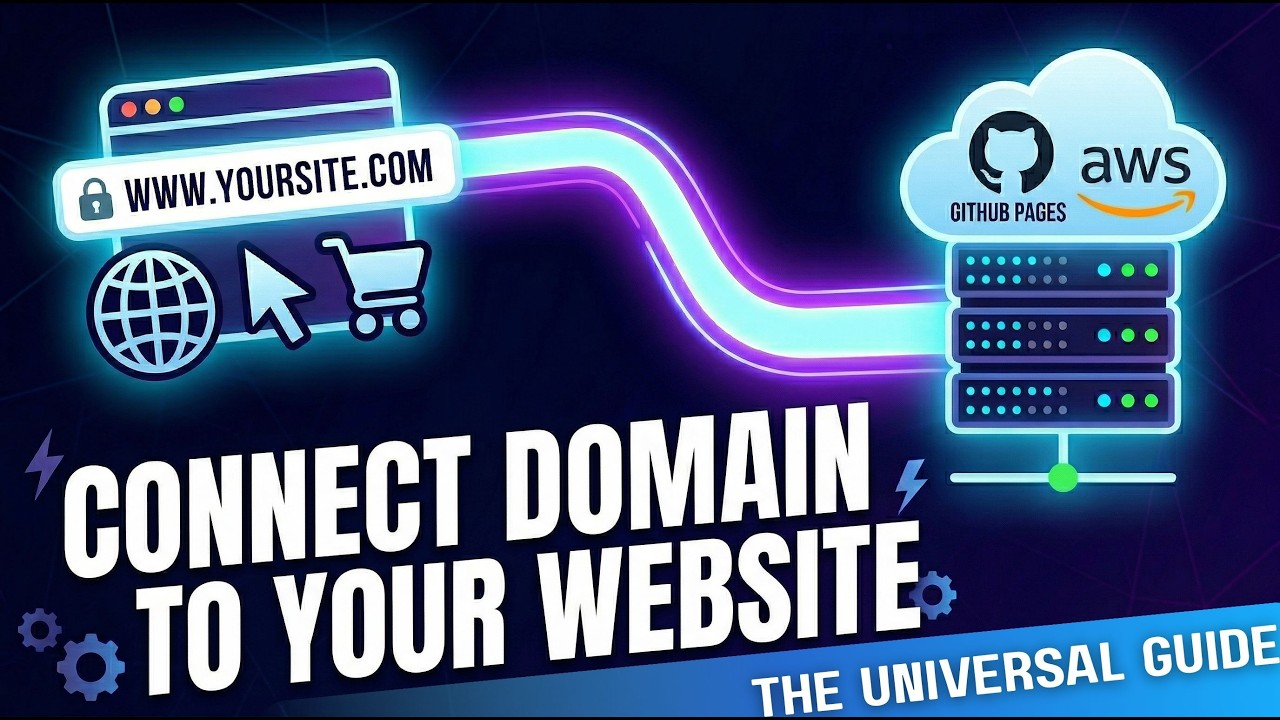 How to Connect Domain to Your Website Server/Hosting (GitHub Pages + AWS Example)