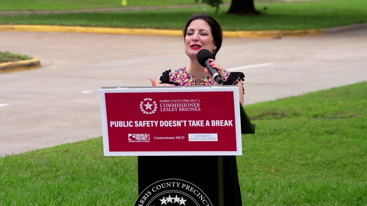 Commissioner Lesley Briones Launches Summer Break Sidewalks 4 Precinct 4