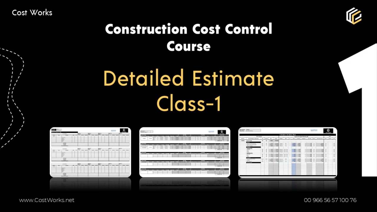 Construction Cost Control Course (English)