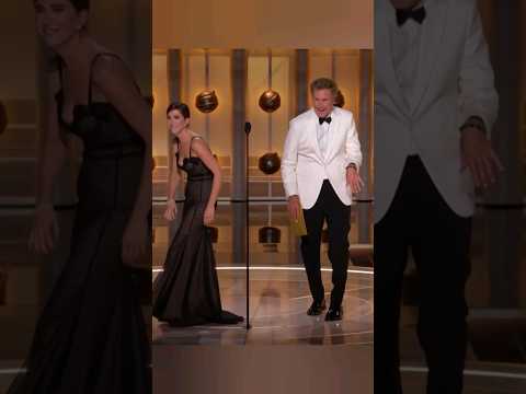 Kristen Wiig, Will Ferrell hilarious Dance on Golden Globes stage #trending #viral #funny #epic