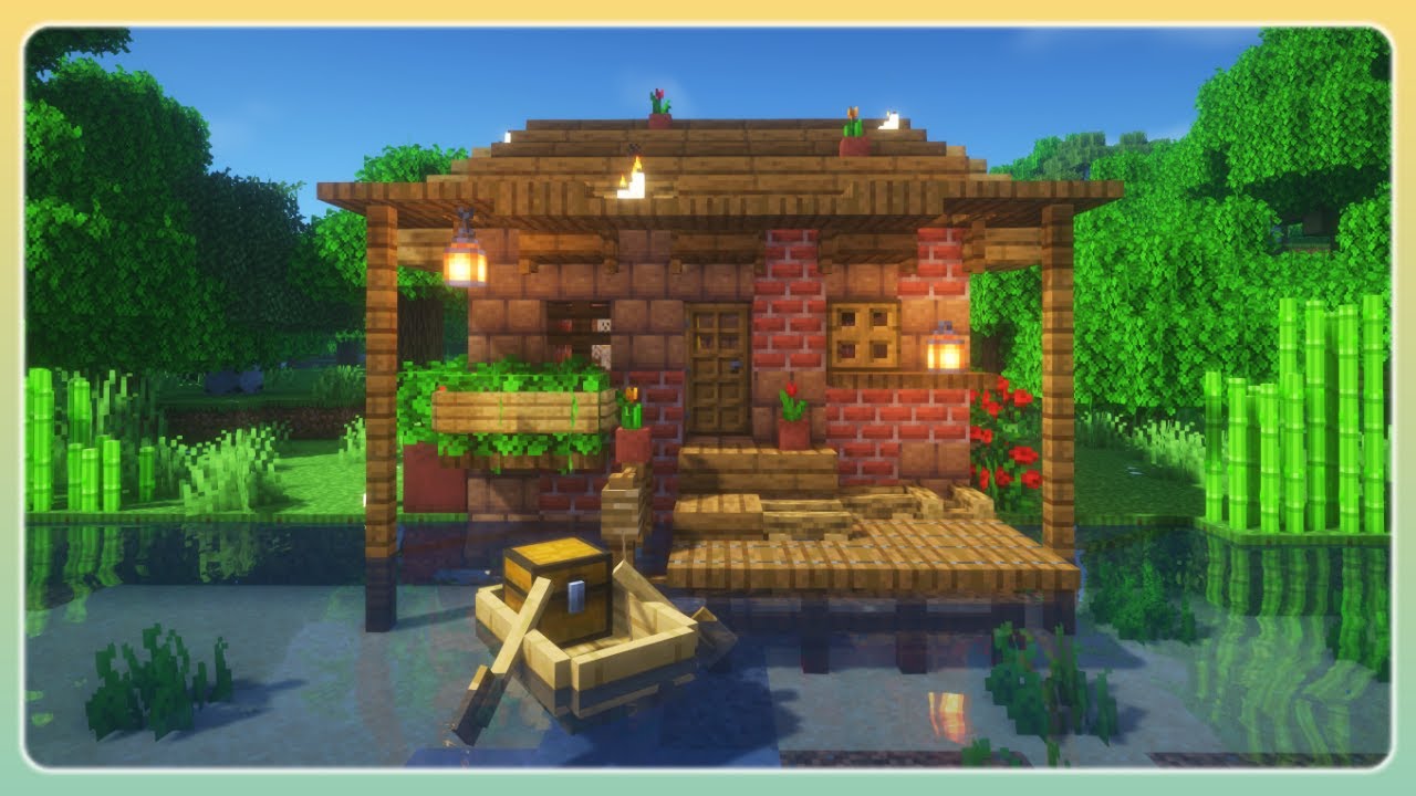 Riverside Cottage House - Minecraft Build Tutorial - Minecraft Builders